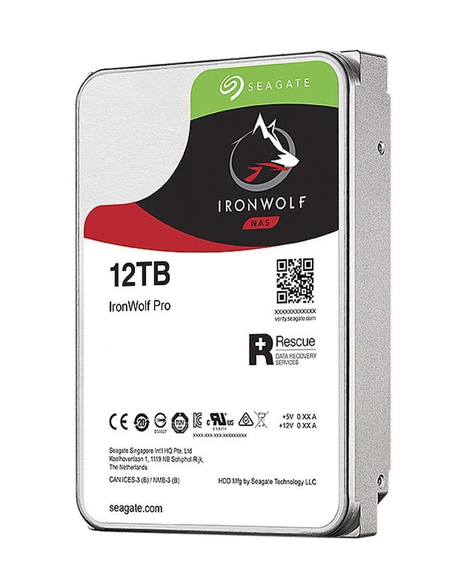 12TB Seagate IronWolf Pro NAS 3.5-inch 7200RPM SATA III 6Gbps 256MB ...