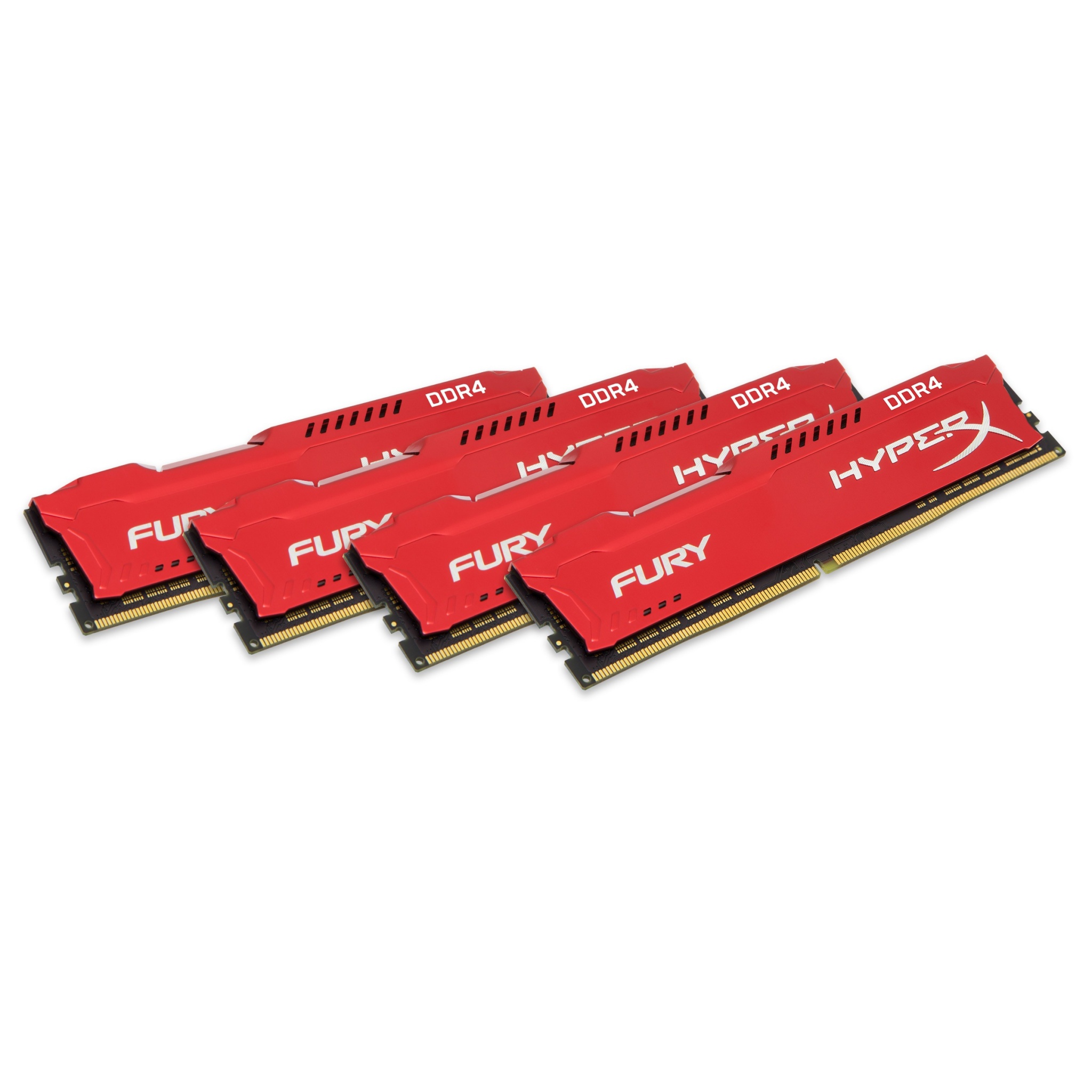 64GB Kingston HyperX Fury PC4-19200 2400MHz CL15 DDR4 Quad Channel Kit ...