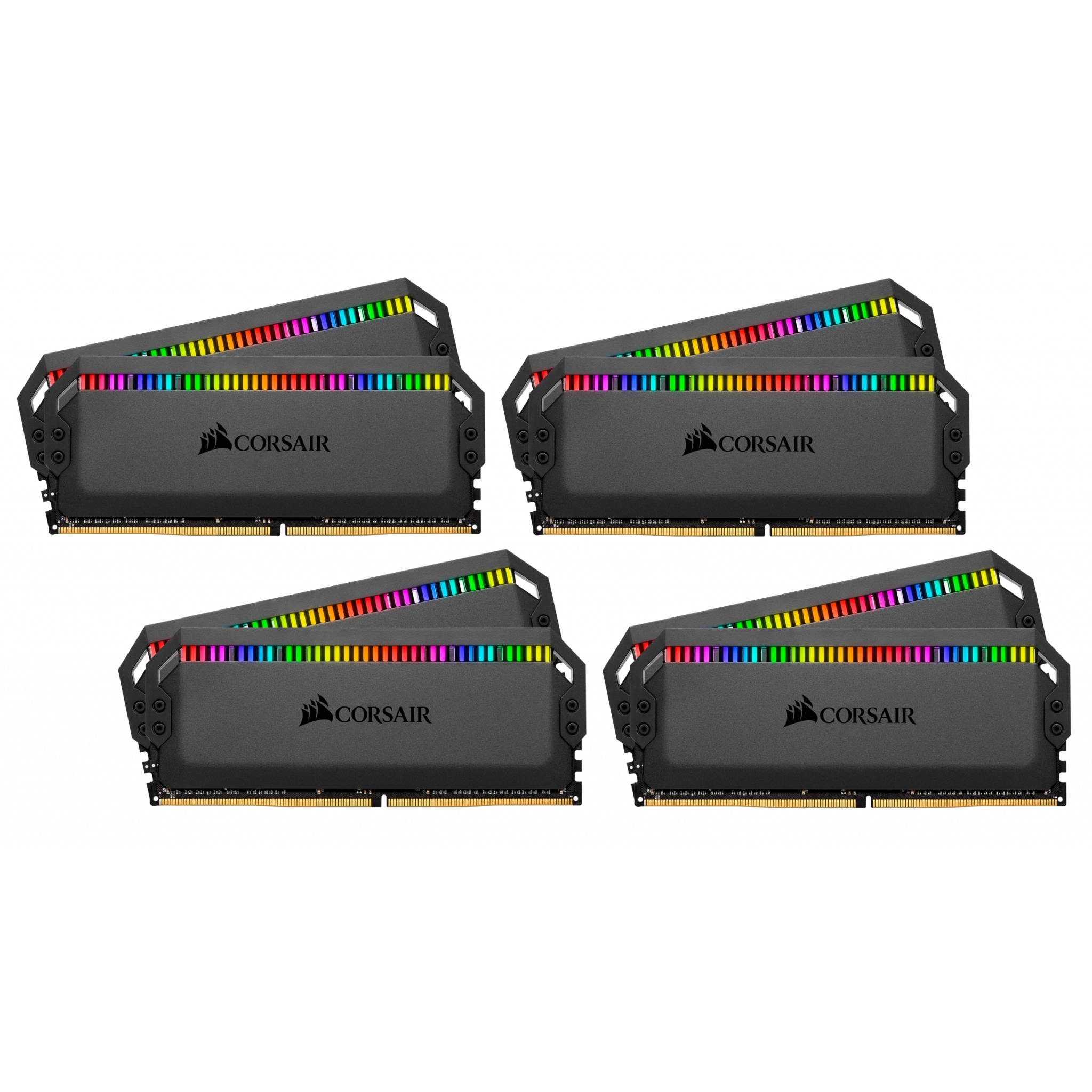 64GB Corsair Dominator Platinum K8 4000MHz DDR4 CL19 Octuple Memory Kit ...