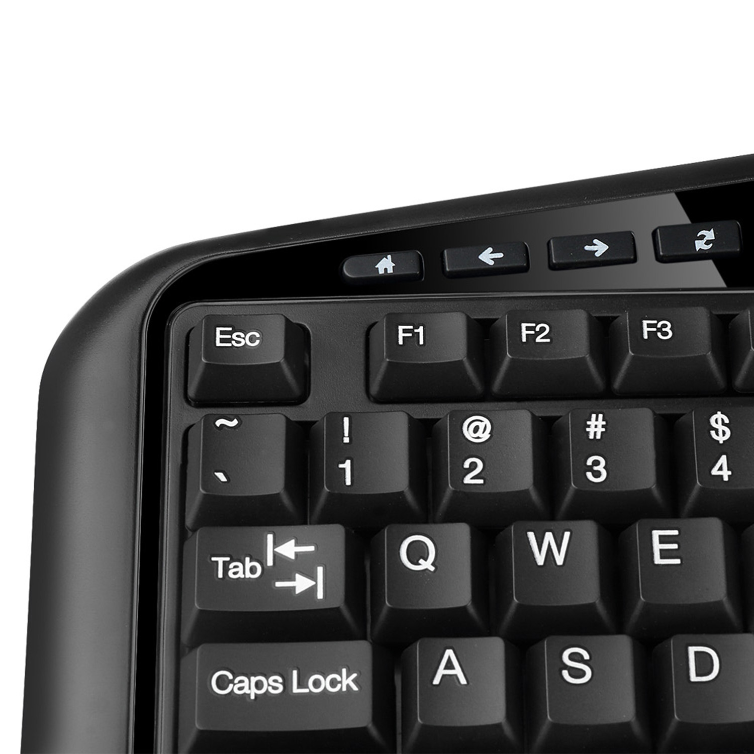 Adesso USB QWERTY Black Keyboard - US International Layout