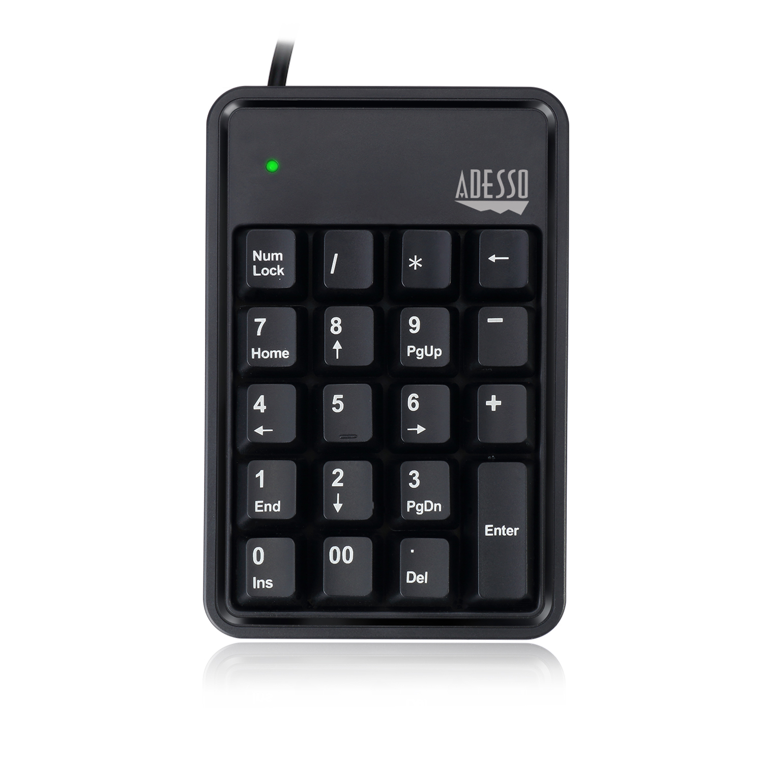 Adesso 19 Key 3 USB Hub Numeric Keypad