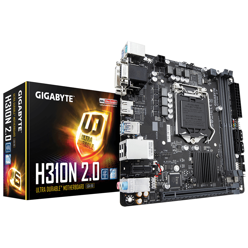 Gigabyte H310N Intel H310 LGA 1151 Mini ITX DDR4-SDRAM Motherboard