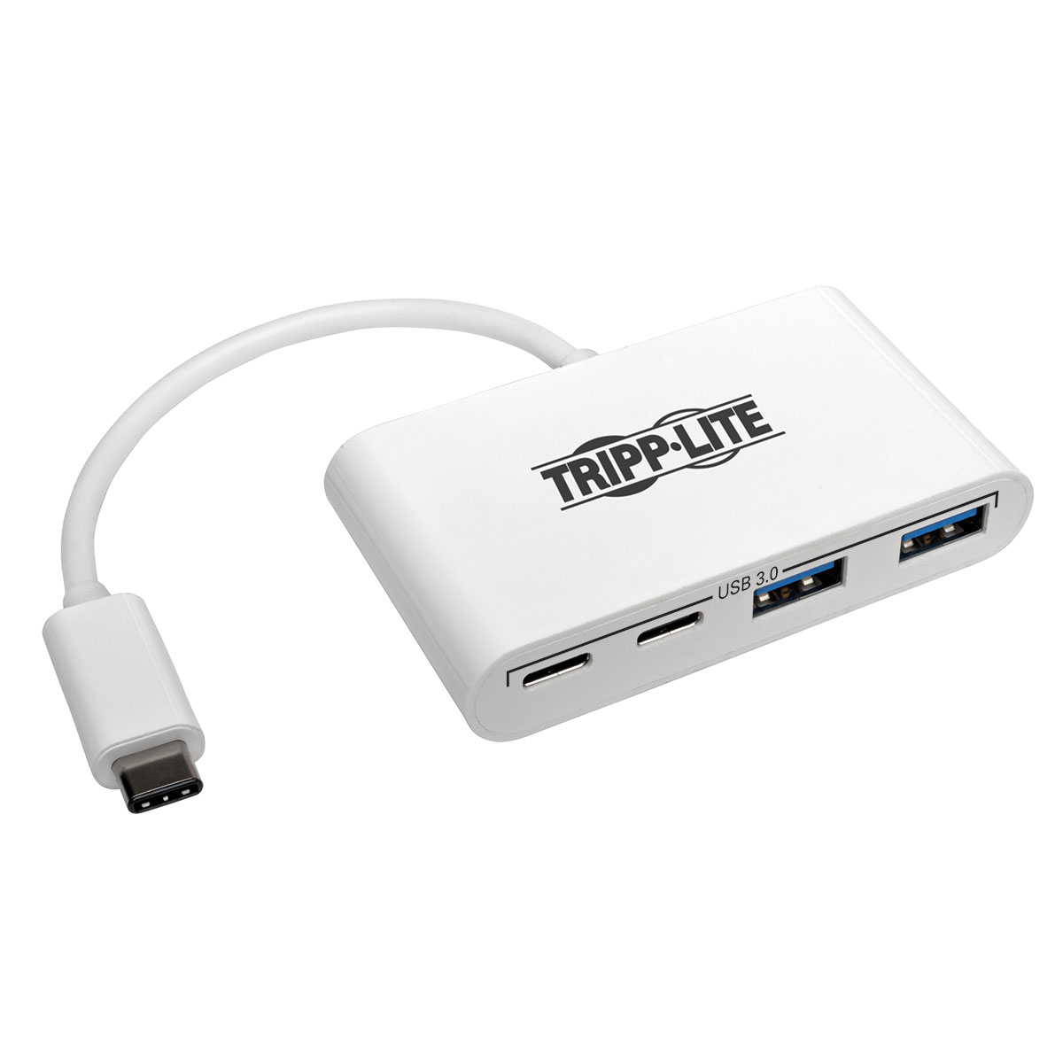 Tripp Lite 4-Port Hub with 2 x USB-A and 2 x USB-C - White
