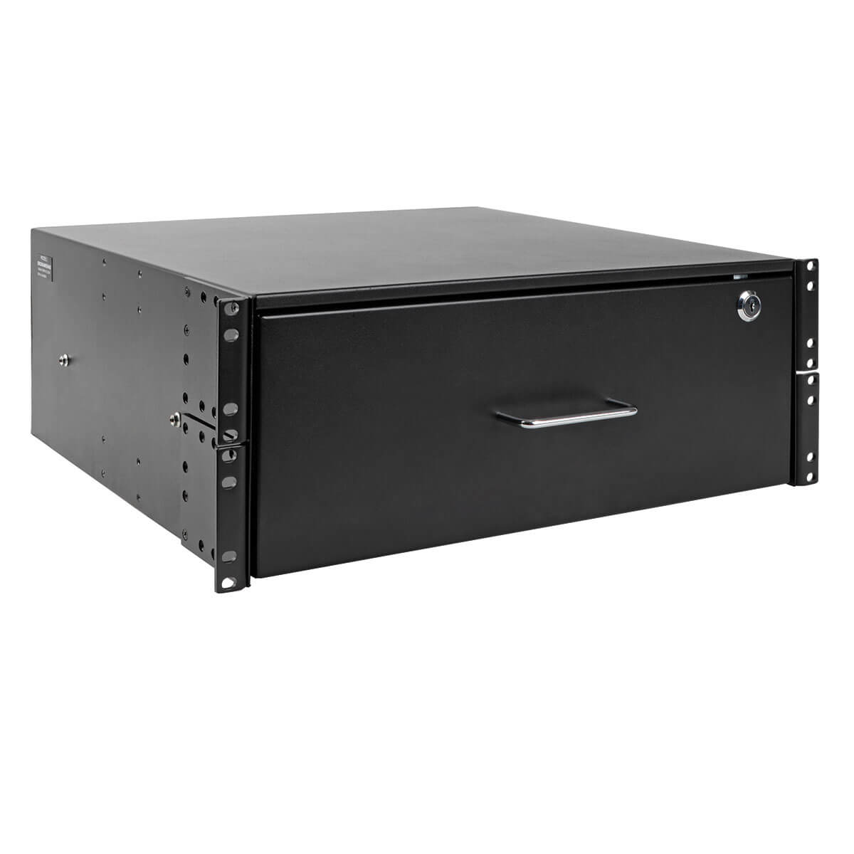 Tripp Lite 19-Inch 4U Locking Rackmount Open Frame Storage Drawer - Black