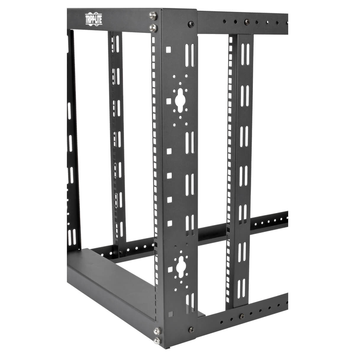 Tripp Lite 19-Inch 12U 4 Post Open Frame Rack Cabinet - Black
