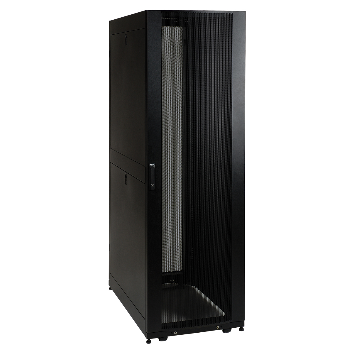Tripp Lite 19 Inch 42U Shallow Depth Rack Enclosure Cabinet - Black