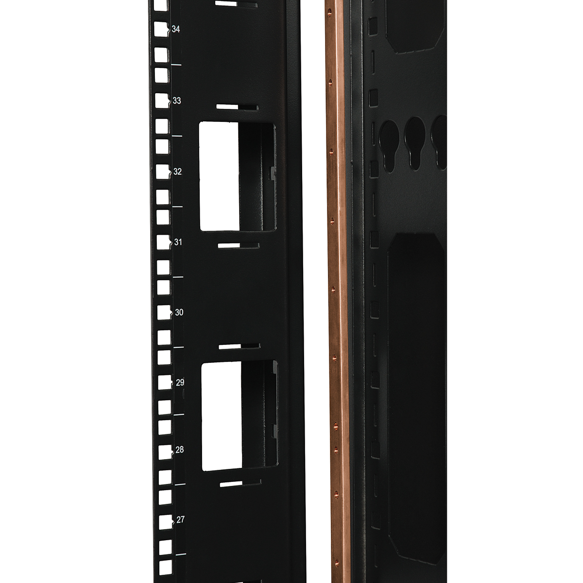 Tripp Lite 42U Rack Enclosure Server Cabinet Copper Bus Grounding Bar