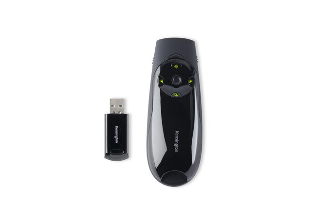 Kensington Wireless Presentation Remote With Green Laser