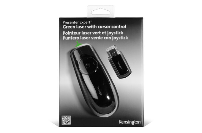 Kensington Wireless Presentation Remote With Green Laser
