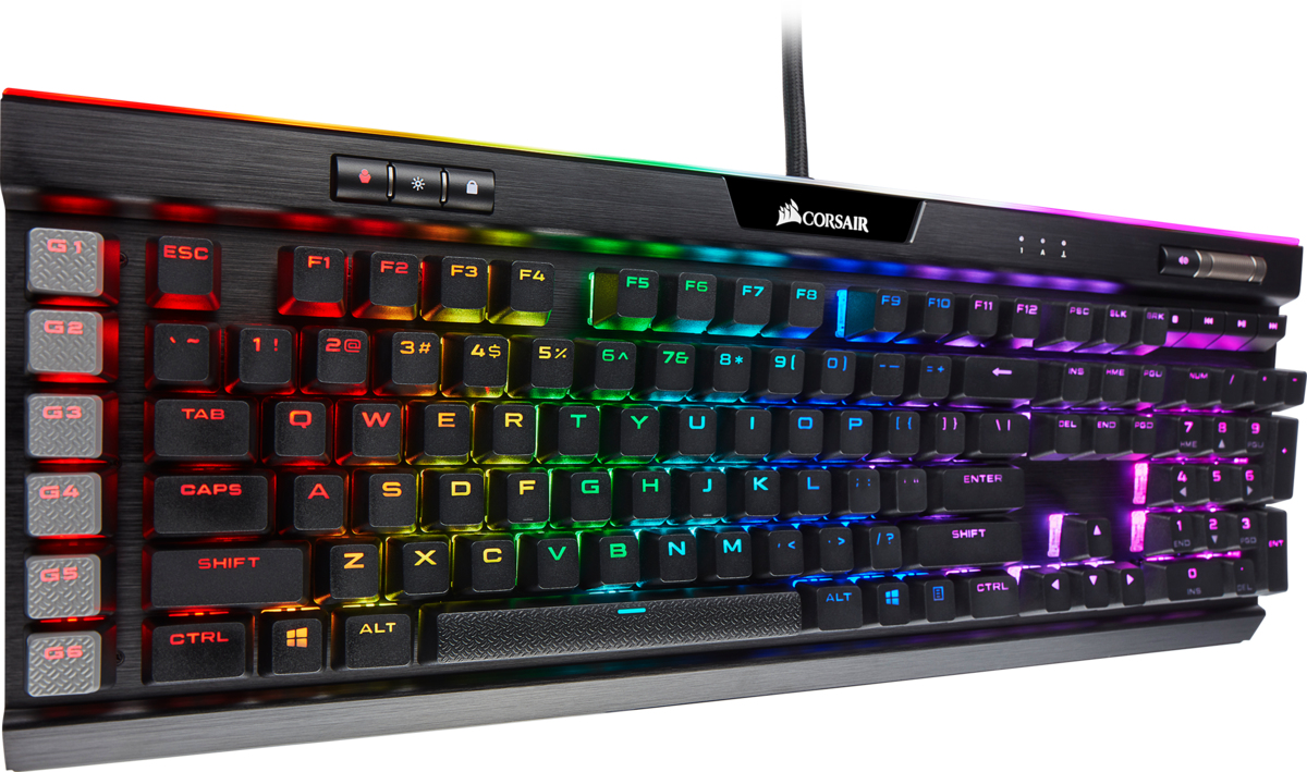 Corsair K95 RGB Platinum XT USB QWERTY Keyboard - Black