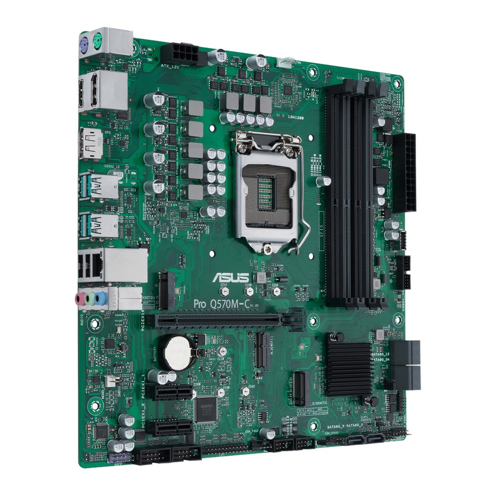 ASUS PRO Intel Q570 LGA 1200 Micro ATX Motherboard