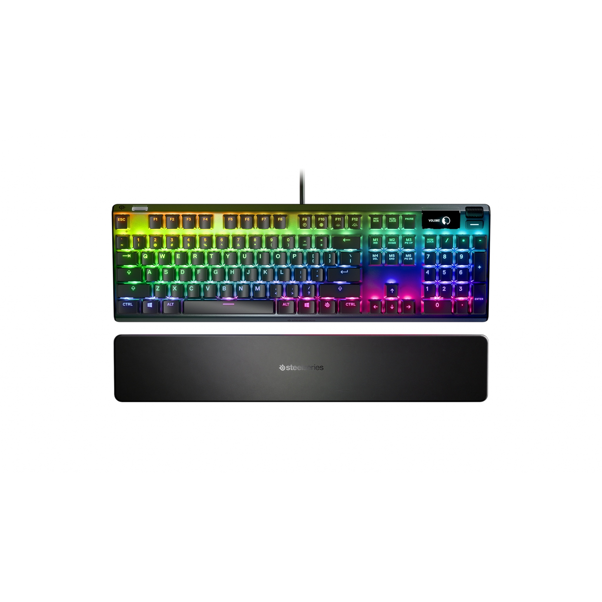Steel Aeries Apex 7 USB QWERTZ Black Keyboard - German
