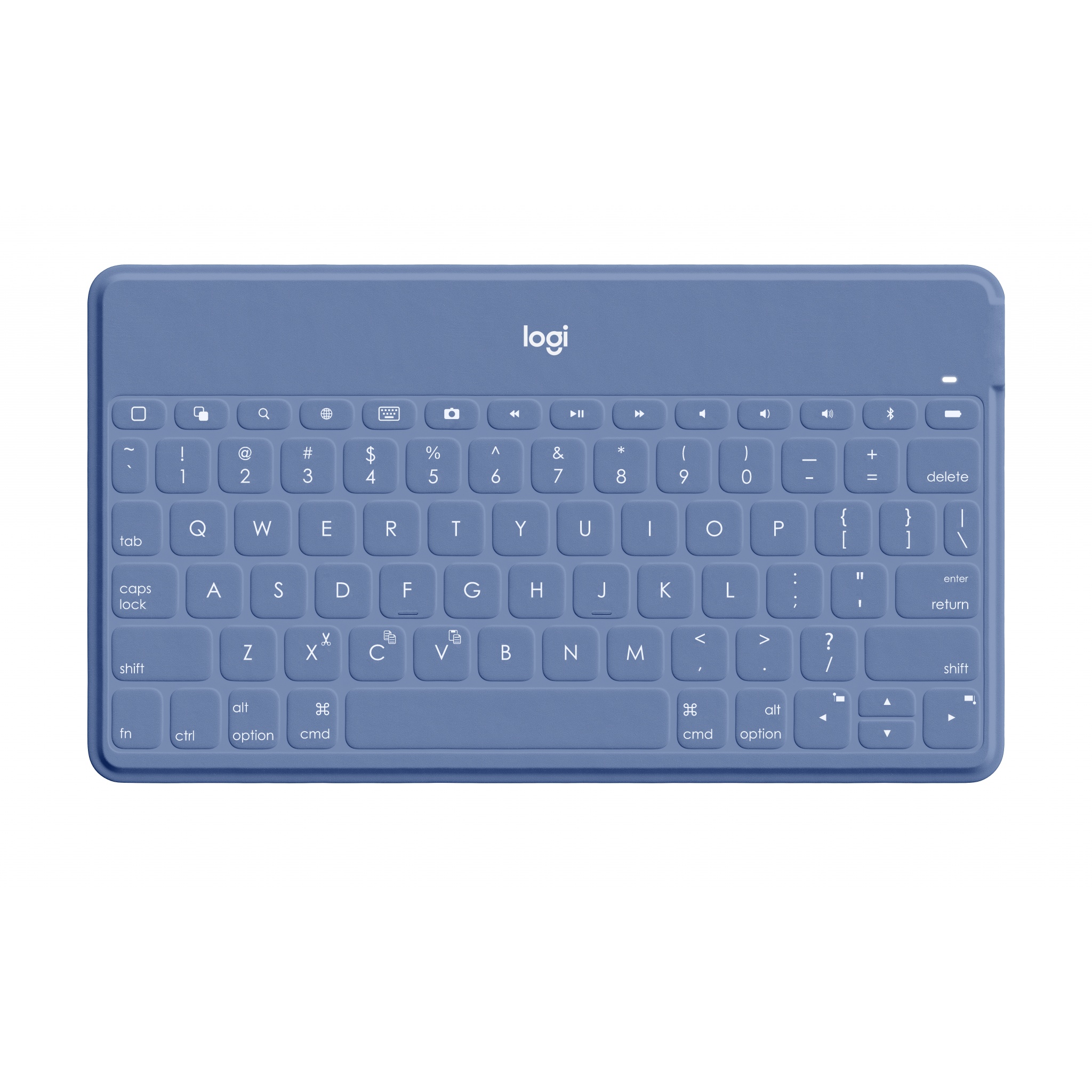 Logitech Keys To Go Bluetooth QWERTY Smoke Blue Keyboard