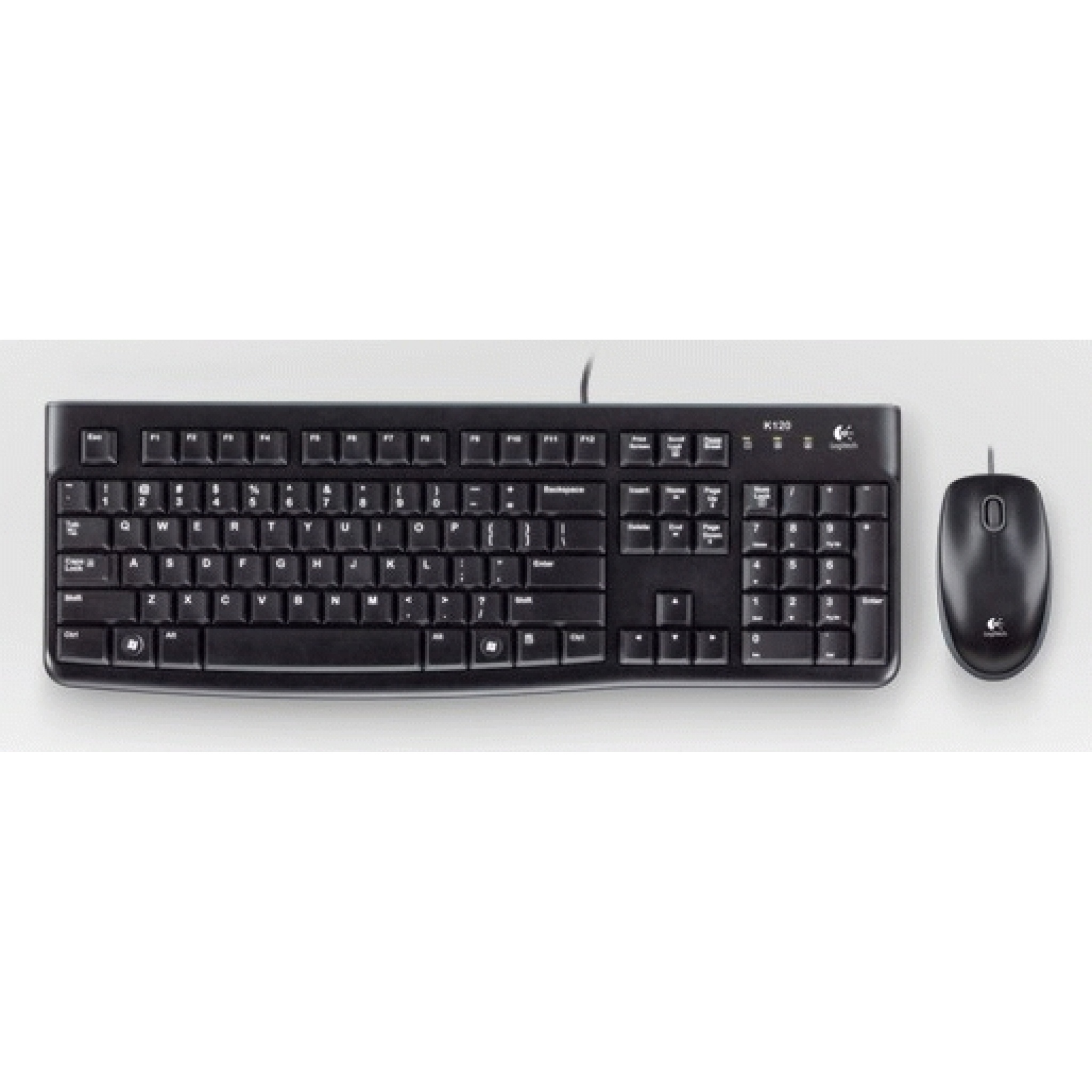 Logitech MK120 Corded Keyboard - International EER Layout