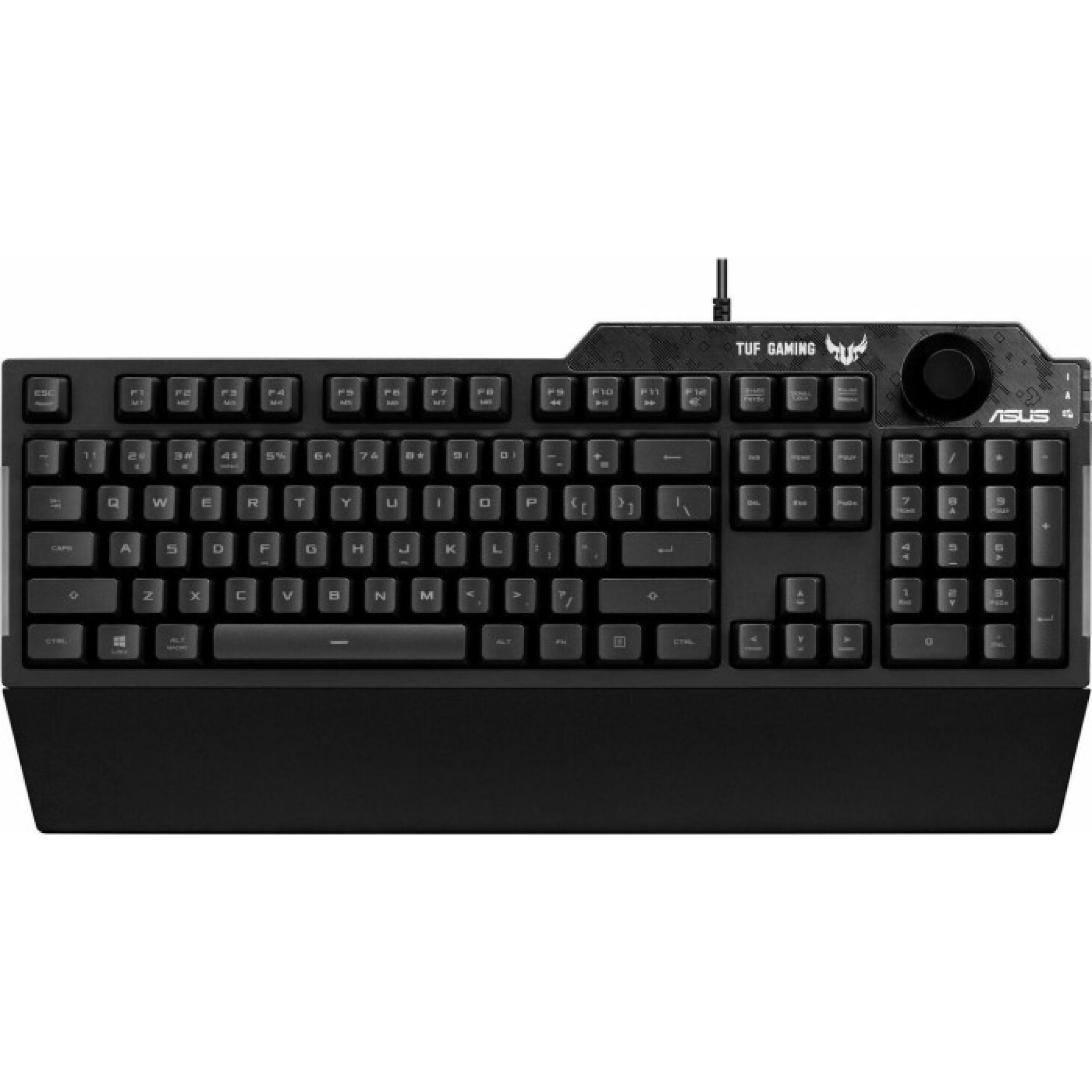 Asus TUF Gaming K1 USB Wired QWERTZ Keyboard - German Layout - Black