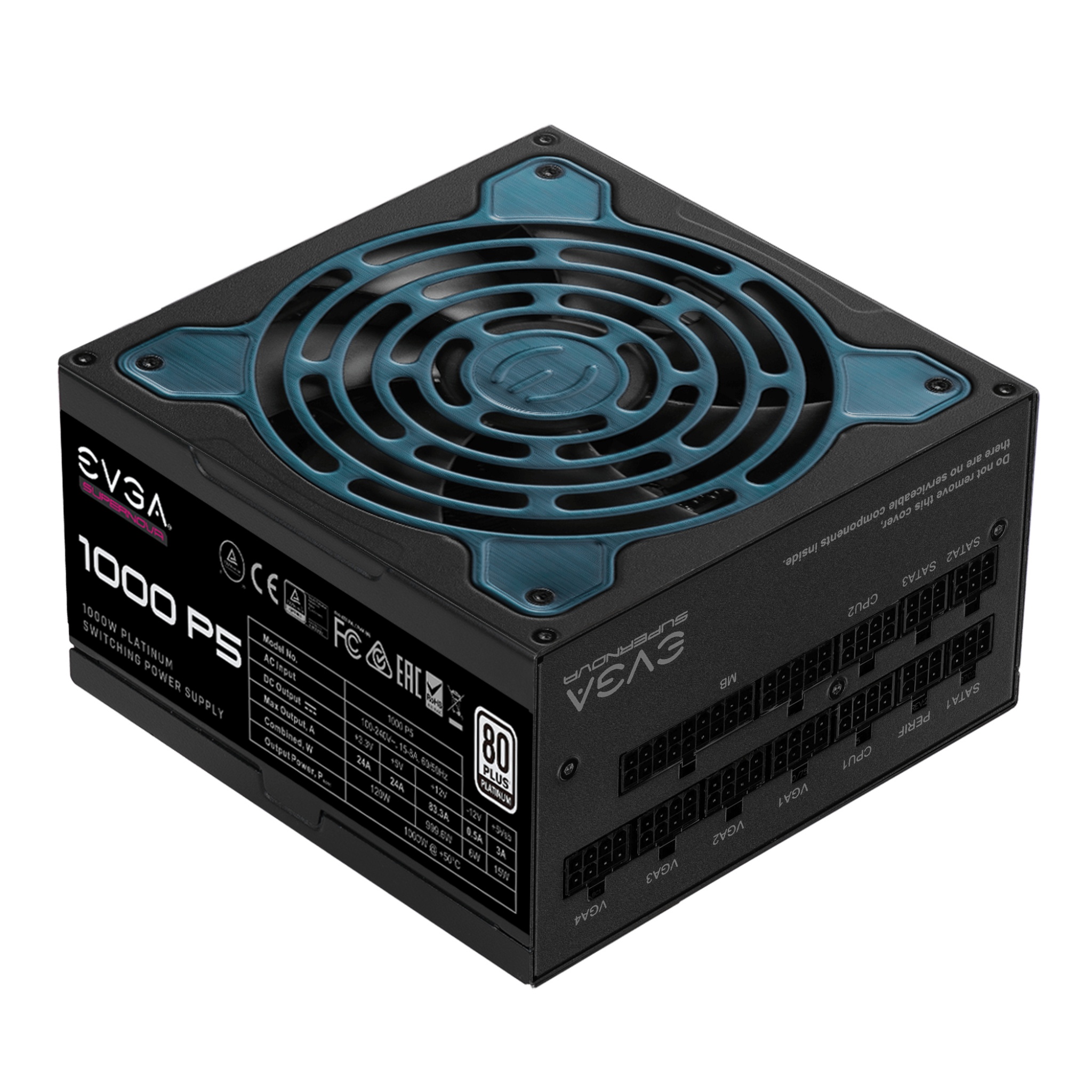 EVGA SuperNOVA 1000 P5 1000W ATX Fully Modular Power Supply - Black