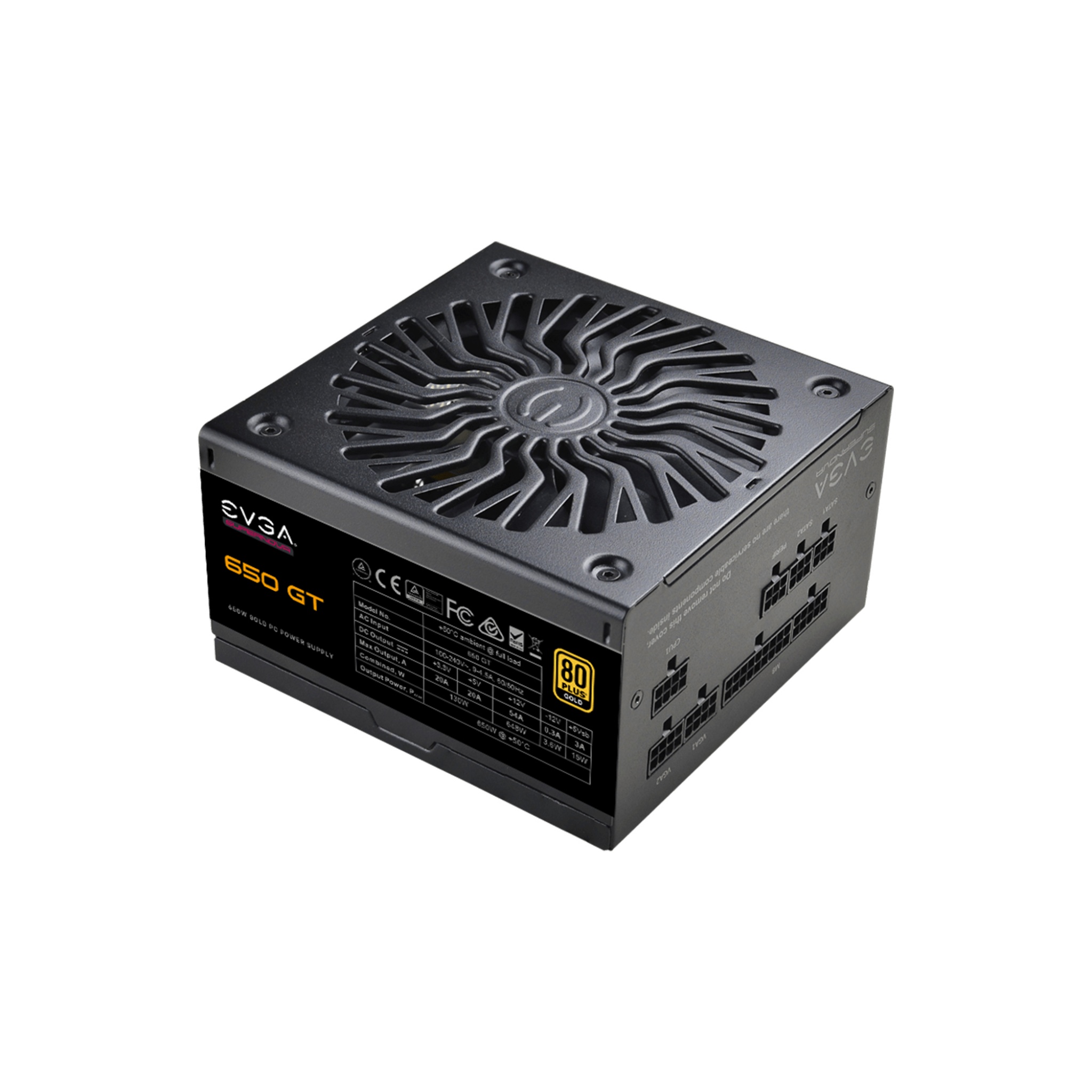 EVGA SuperNOVA 650 GT 650W ATX Fully Modular Power Supply