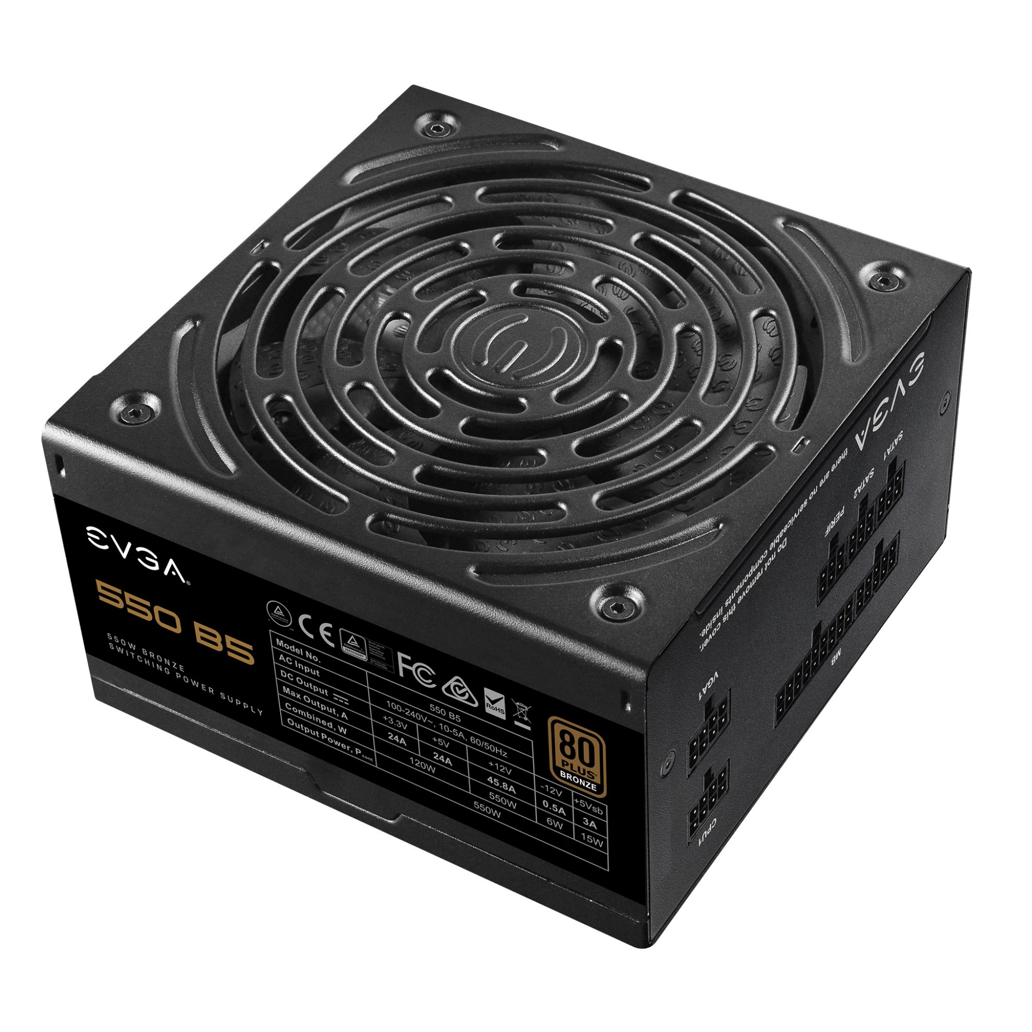 EVGA 550 B5 550W ATX Fully Modular Power Supply