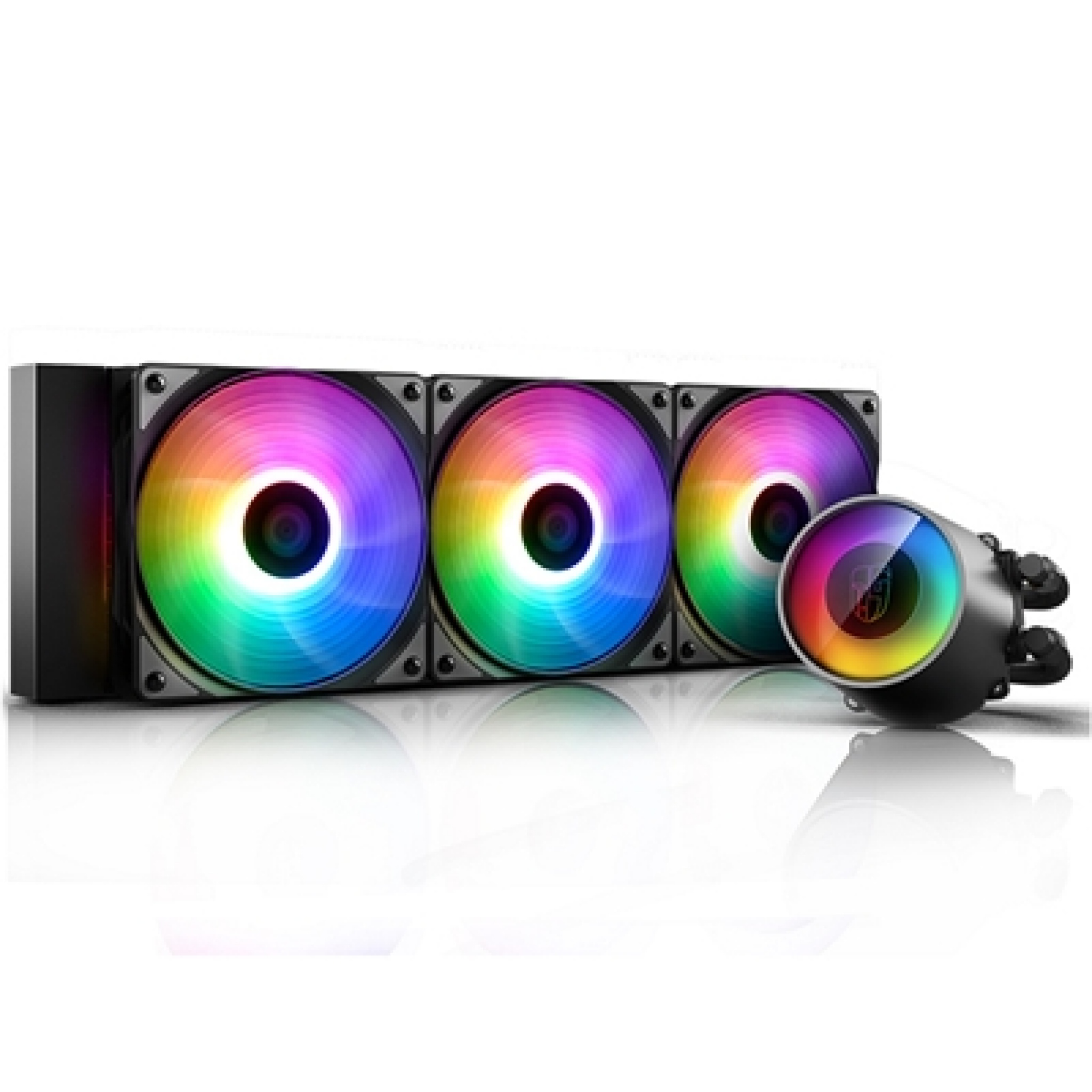 DeepCool Castle 360MM ARGB V2 CPU Liquid Cooler - Black