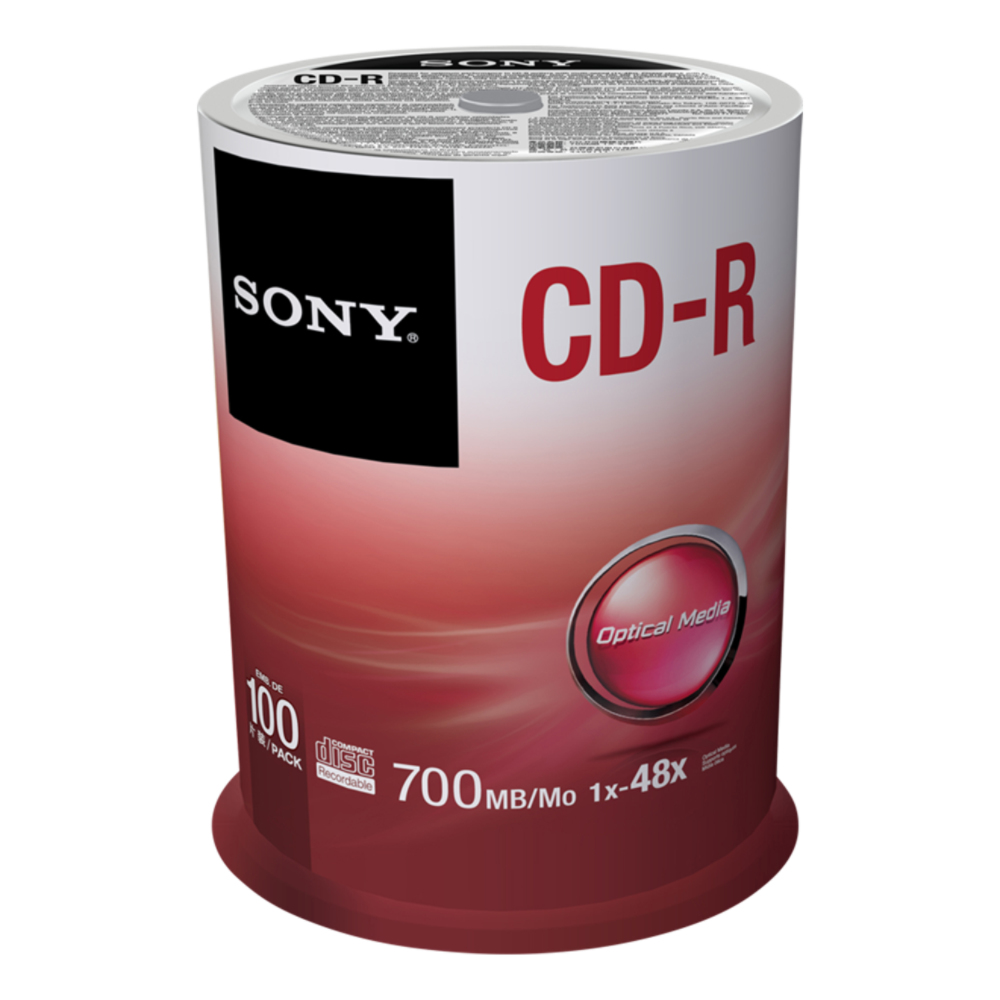 Sony CD-R 48x 700MB 100-Pack Spindle
