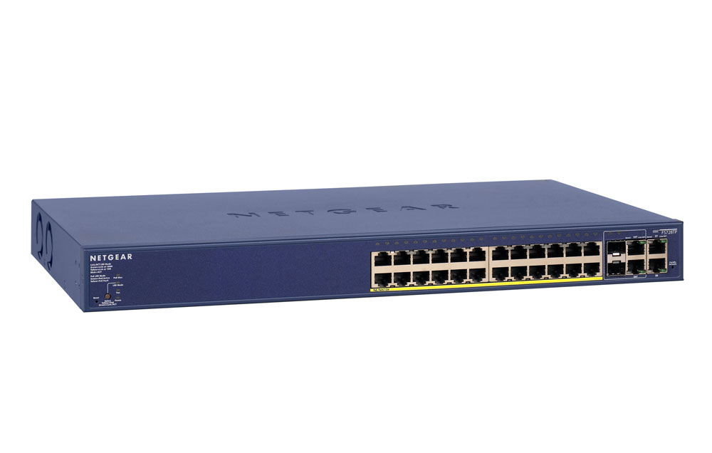 Netgear 24-Port Managed Network Switch (10/100) - Blue