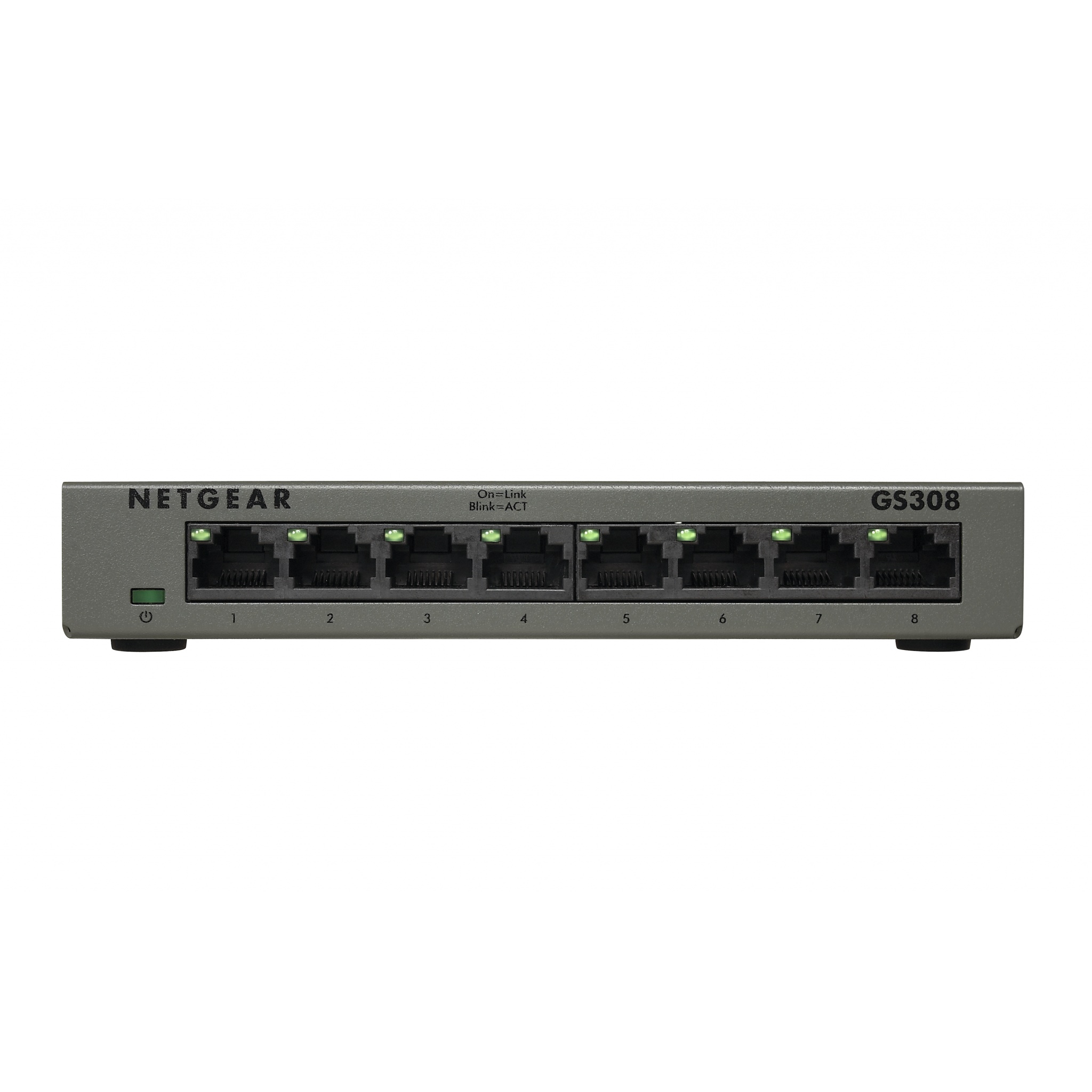 Netgear 8-Port Gigabit Ethernet Unmanaged Switch (10/100/1000) - Grey