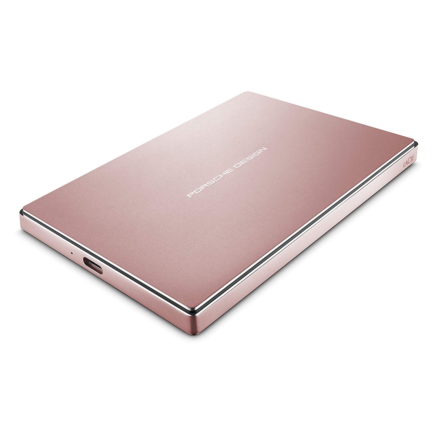 2TB LaCie Porsche Design USB-C Mobile Hard Drive - Rose Gold