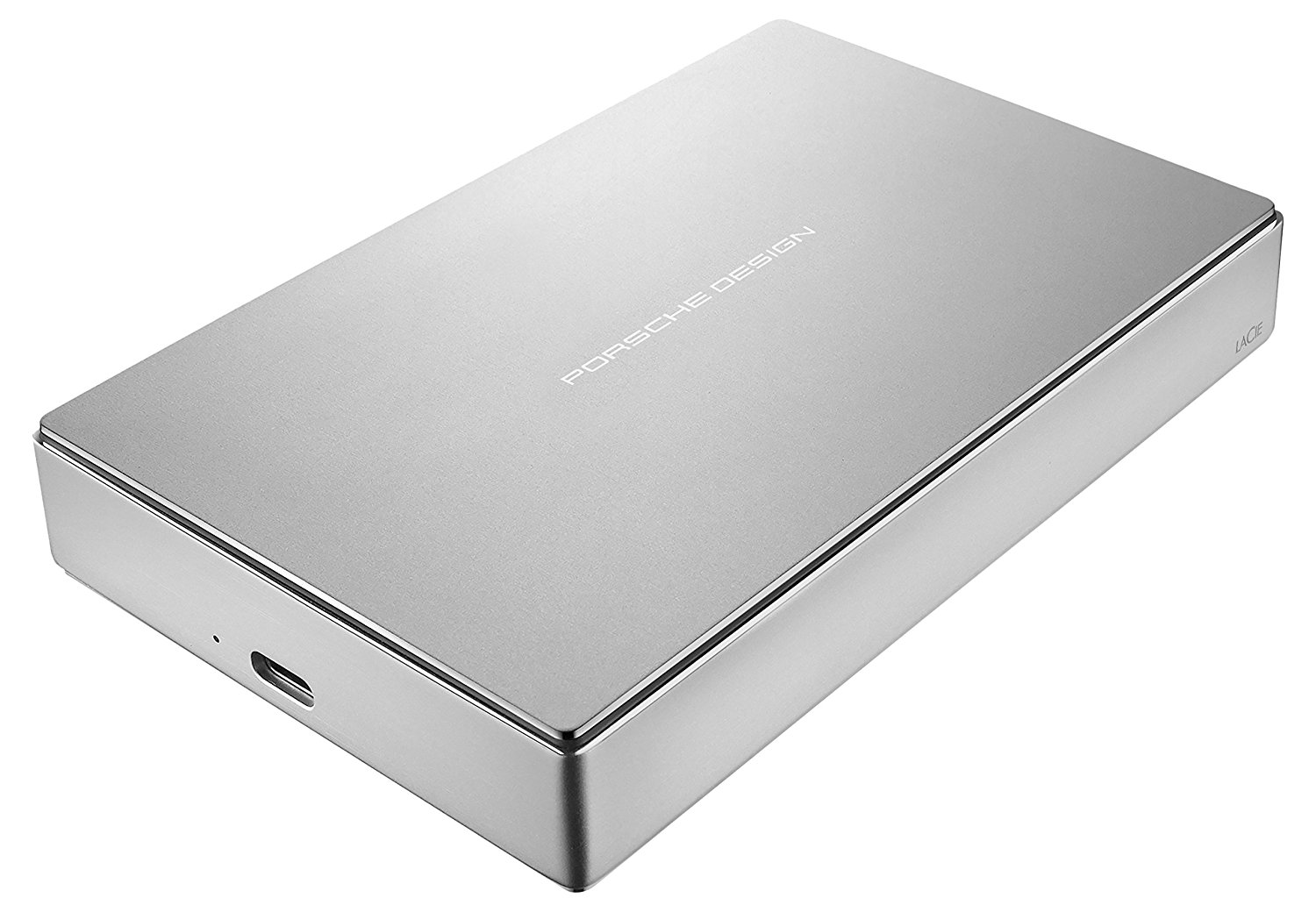 5TB LaCie Porsche Design USB-C Mobile Hard Drive, Silver