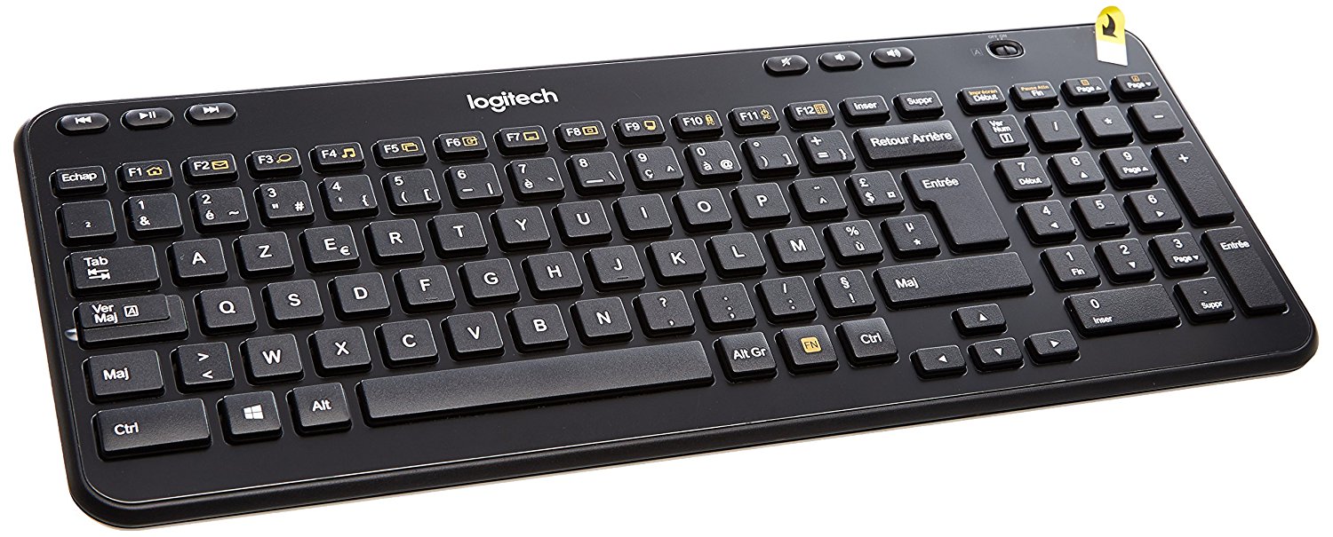 Logitech K360 RF Wireless Keyboard - French Layout AZERTY