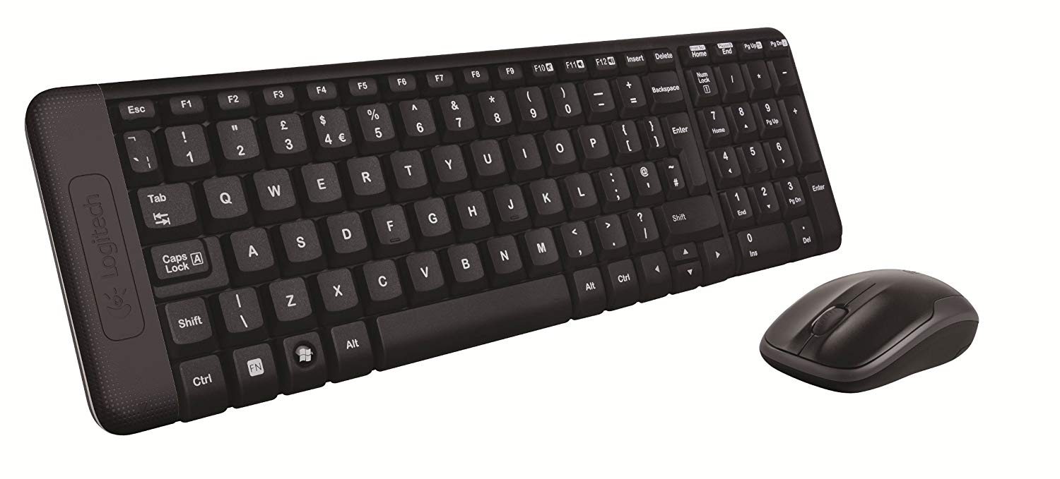 Logitech MK220 RF Wireless Keyboard + Mouse Combo - Italian Layout QWERTY