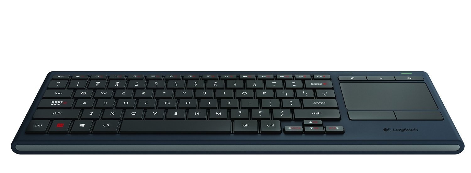 Logitech Illuminated Living-room K830 Wireless Bluetooth Keyboard - US ...