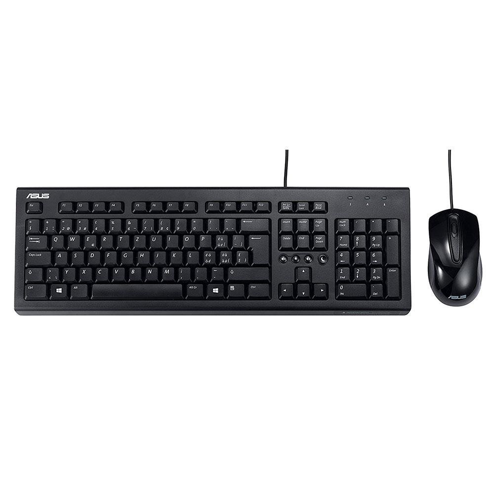 Asus U2000 Wired Mouse and Keyboard Combo USB - UK Layout