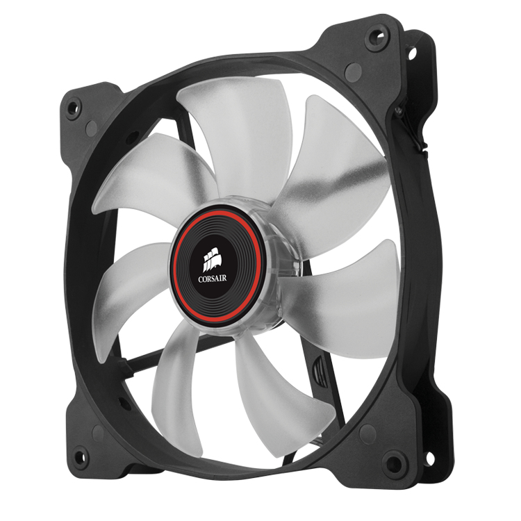 Corsair SP140 Air Series LED 140mm Computer Case Fans - Dual Pack - Red