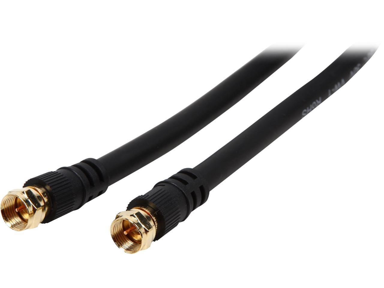 C2G 12ft 75-Ohm Value Series F-Type RG6 Coaxial Cable