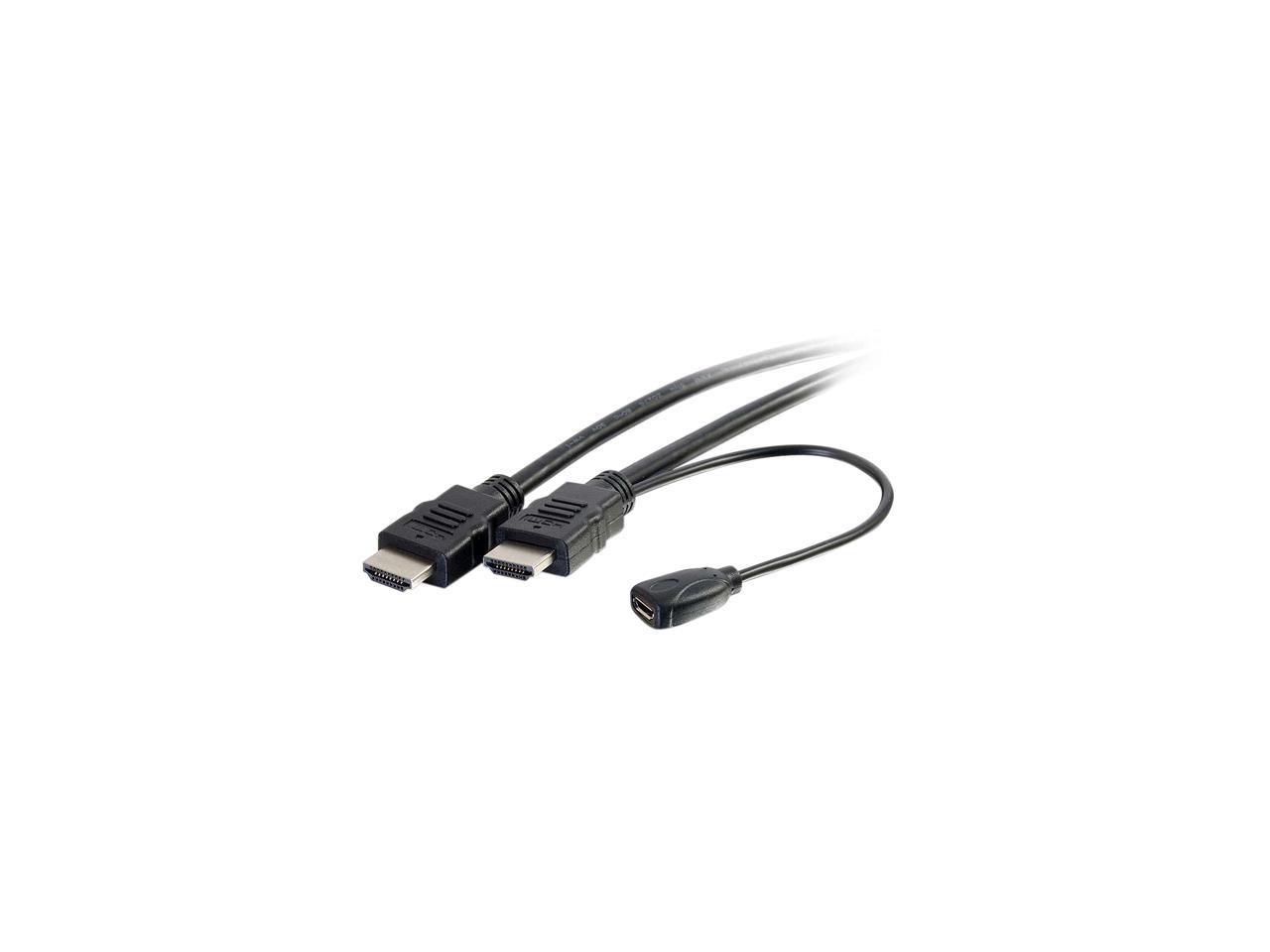 C2G 6ft High Speed HDMI to USB Cable w/Built-In Power Inserter
