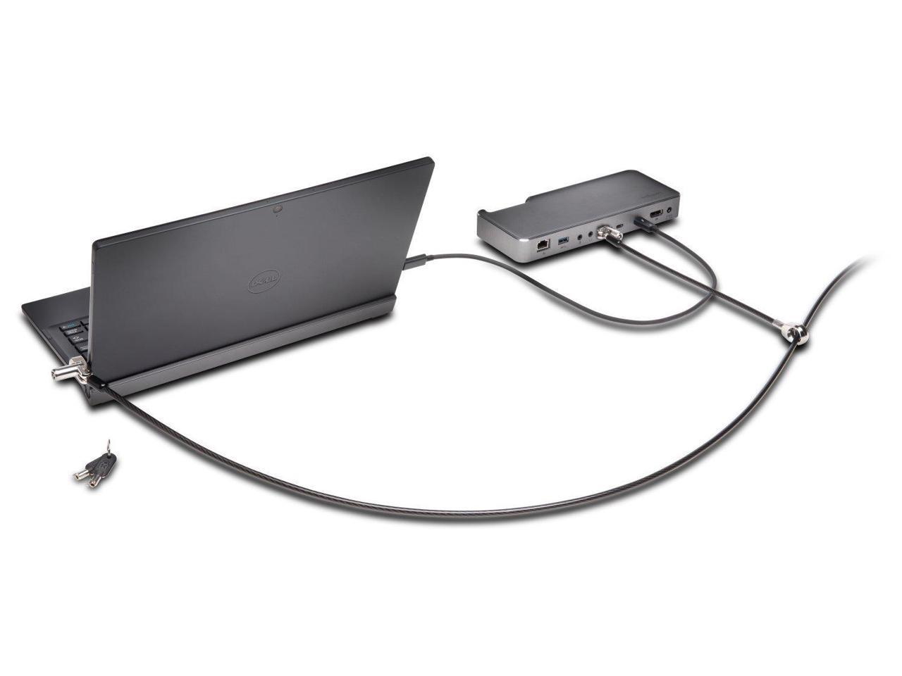 Kensington N17 Dell Dual-Head Keyed Laptop Lock - 6 ft