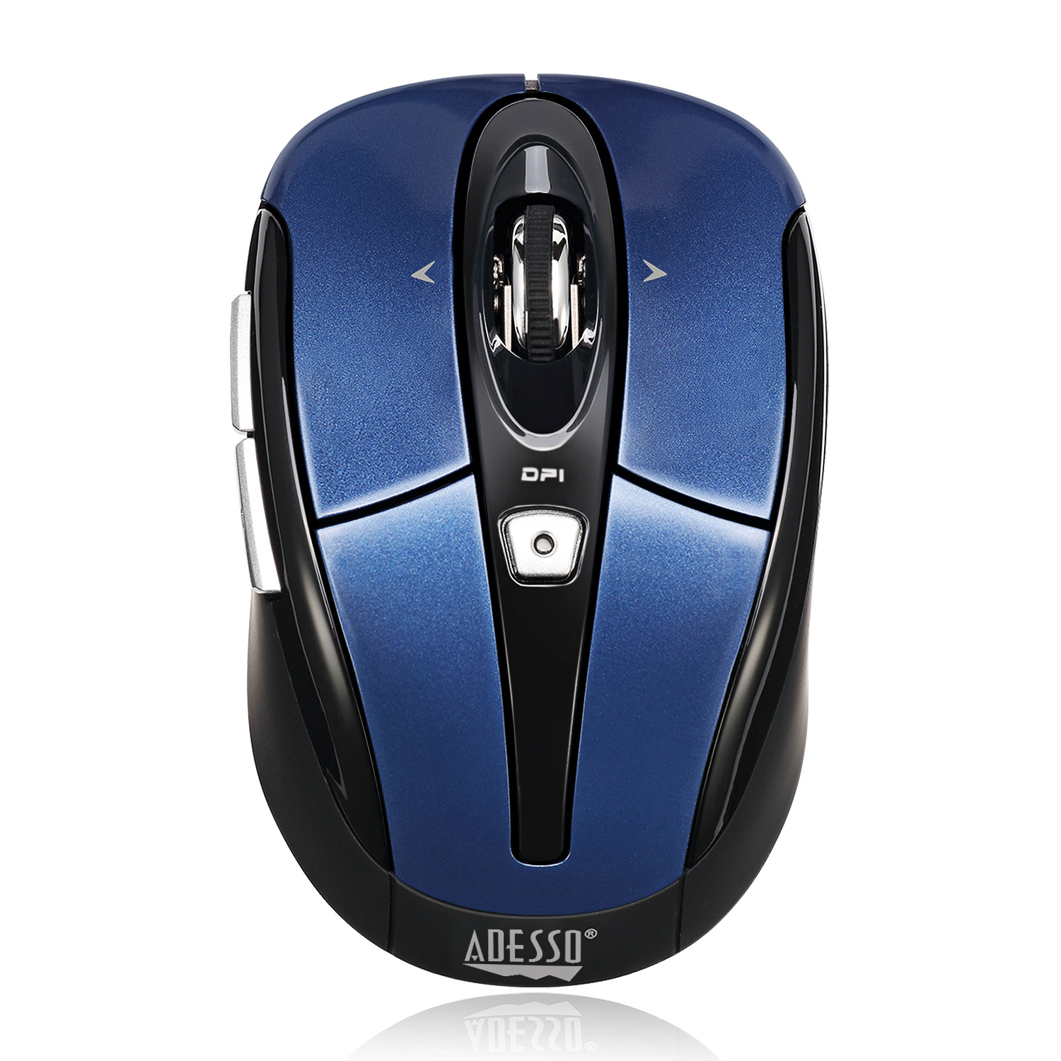 Adesso iMouse S60L Wireless USB Optical Nano Mouse - Blue