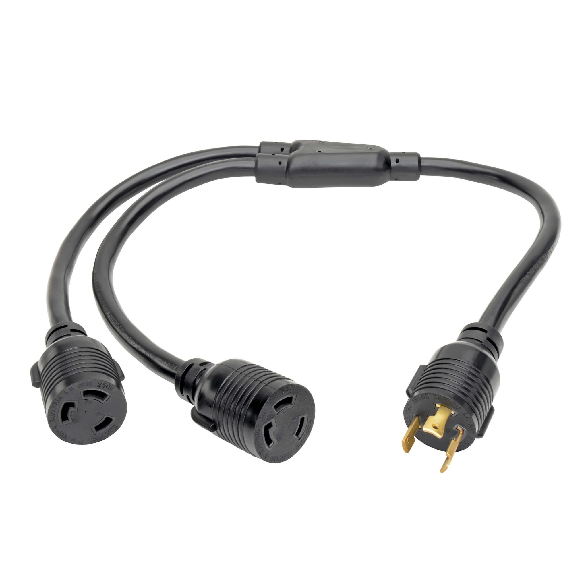 Tripp Lite Heavy Duty Power Extension Splitter Cord - 1ft