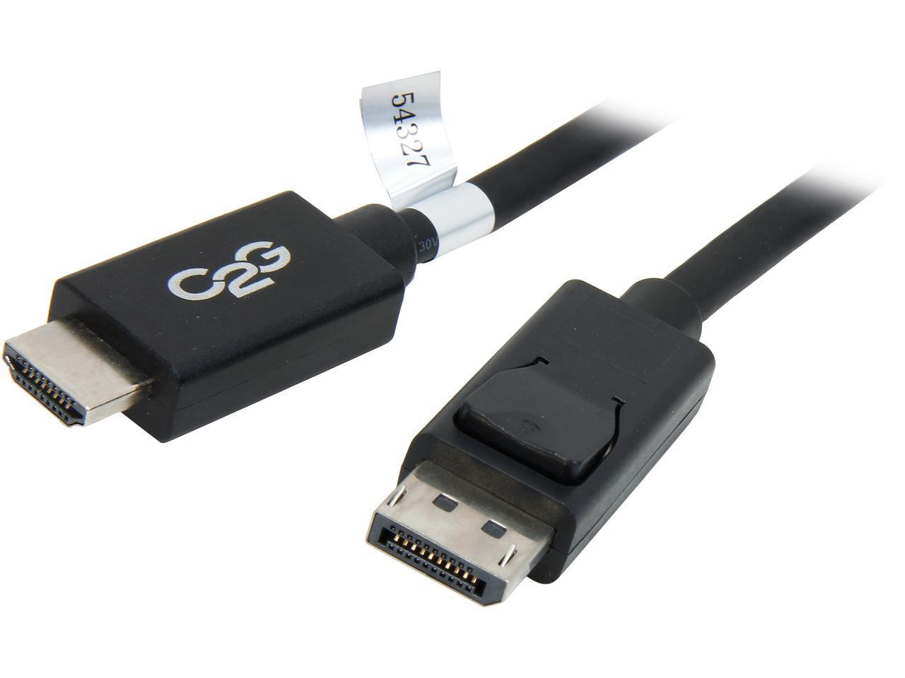 C2G 10ft HD 1080p HDMI to DisplayPort Cable