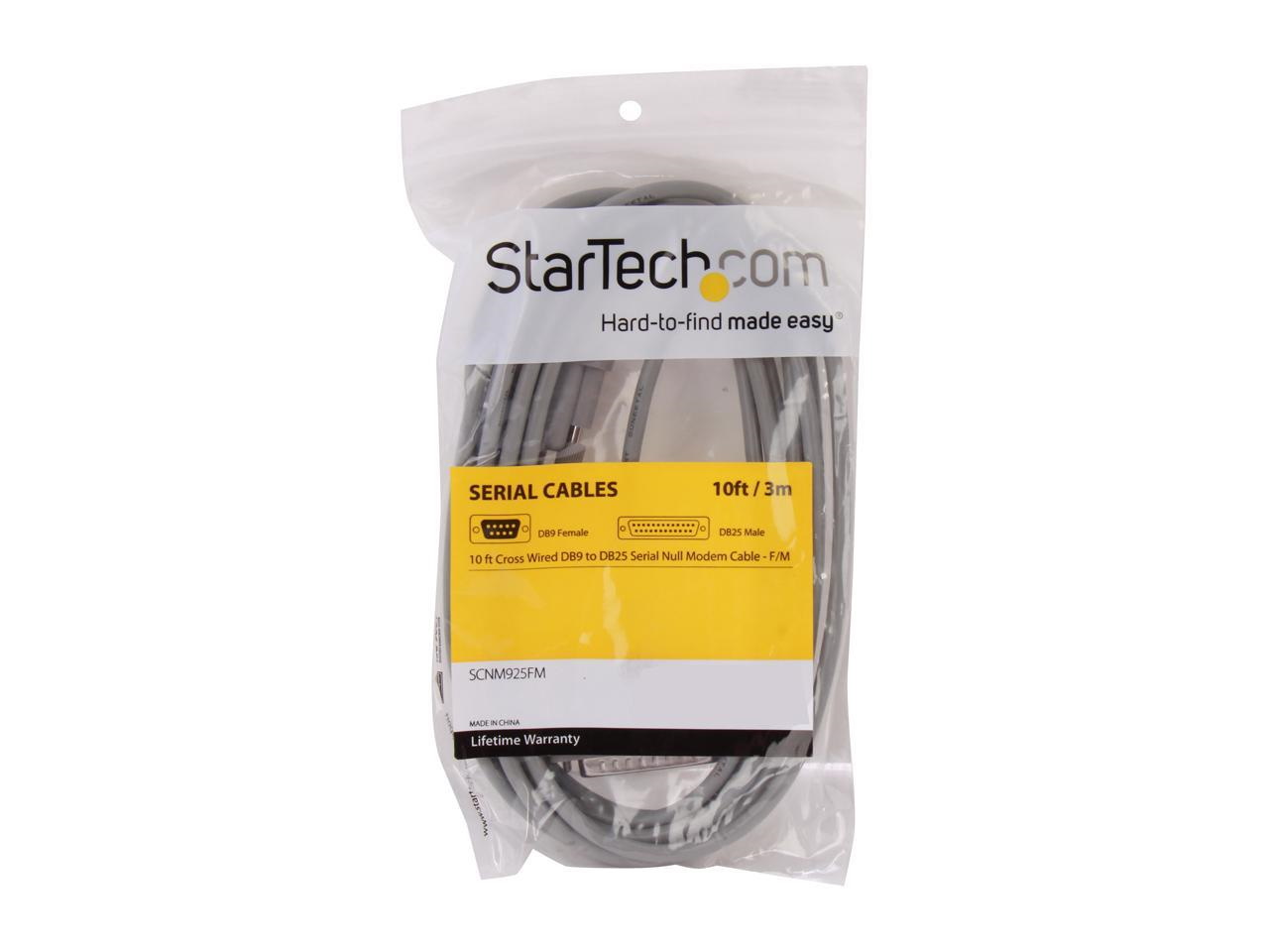 Startech 10ft DB9 to DB25 Network Cable