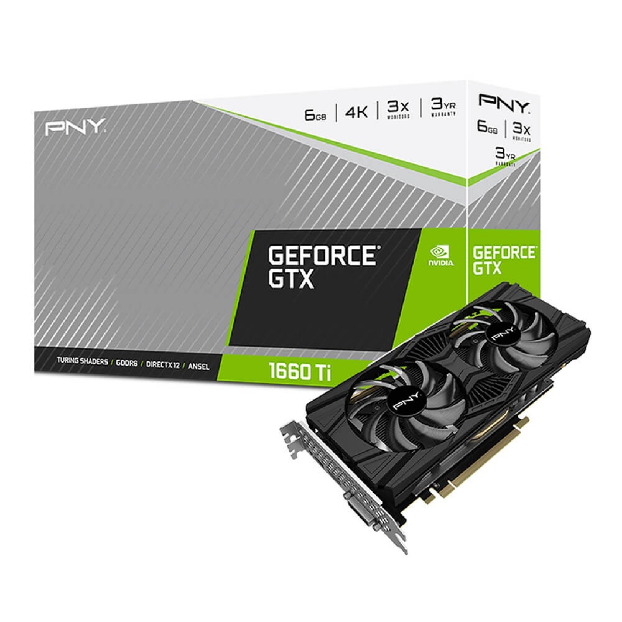 PNY GeForce GTX 1660 Ti 6GB Dual Fan Gaming Graphics Card