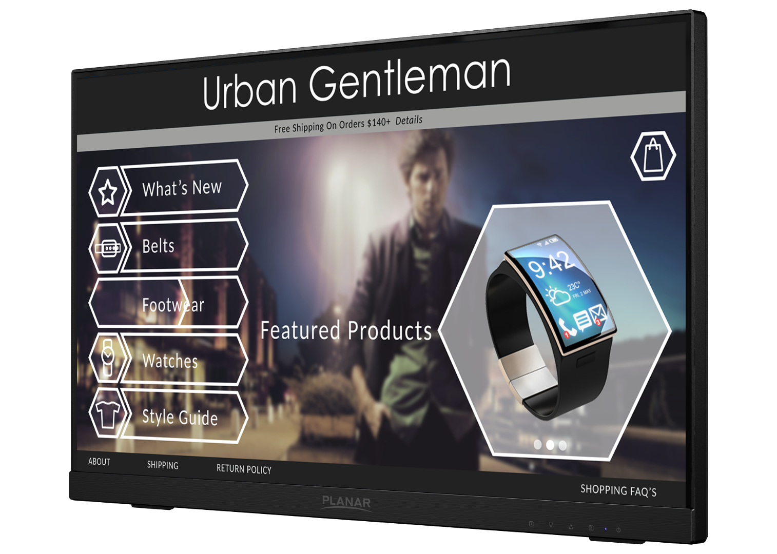 Planar Helium PCT2235 - LED monitor - 22" (21.5" viewable ...