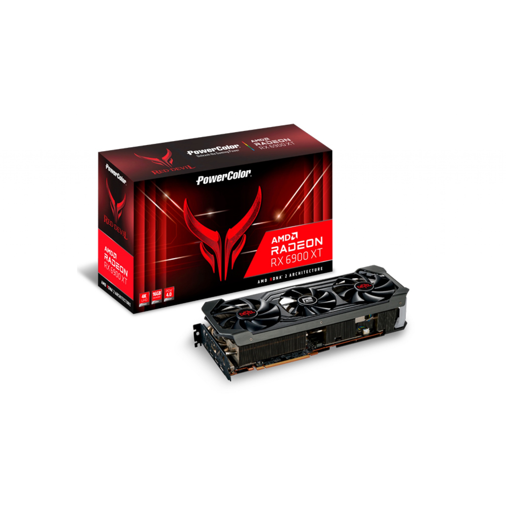 PowerColor Red Devil AXRX 6900XT AMD Radeon RX 6900 XT 16 GB GDDR6 ...