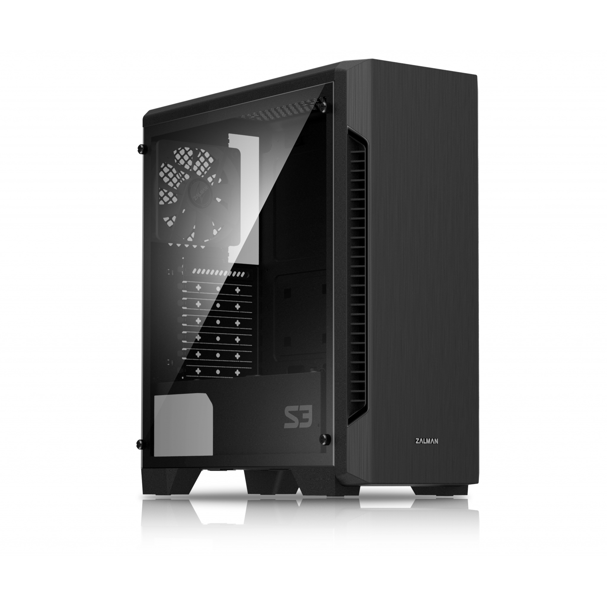 Zalman S3 Mid Tower Black Computer Case