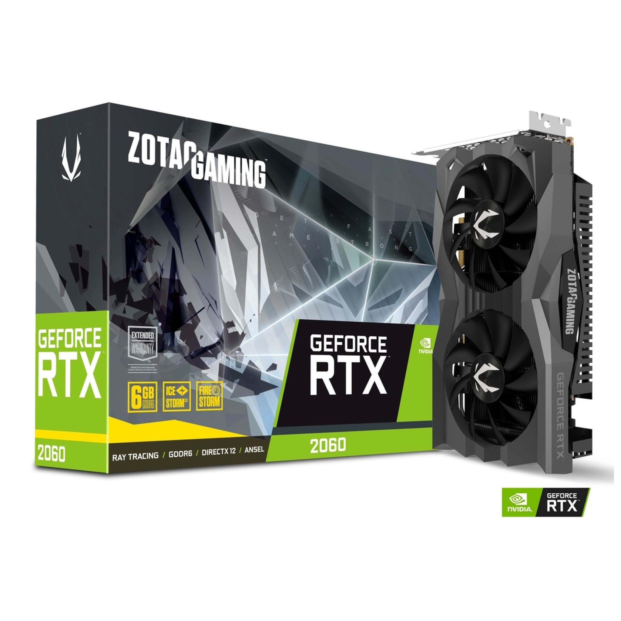 Zotac NVIDIA GeForce RTX 2060 6GB GDDR6 Graphics Card