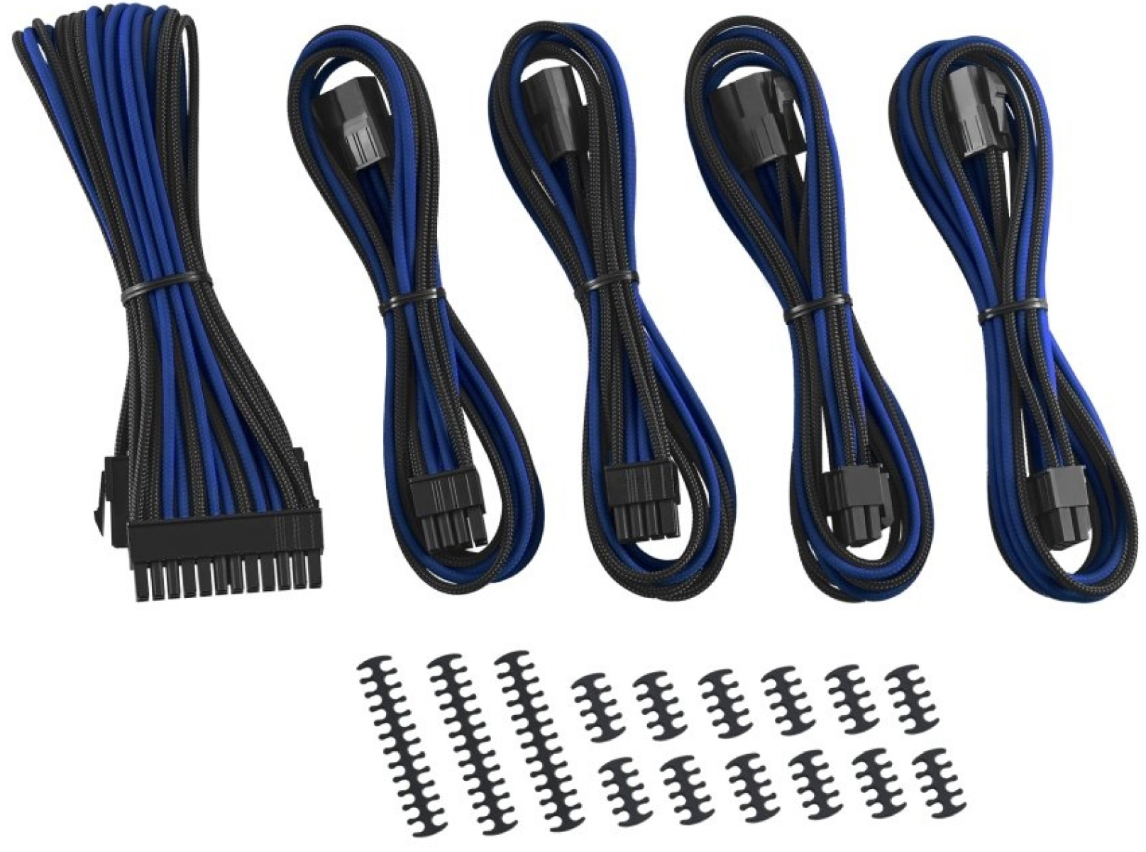 CableMod Classic ModMesh Cable Extension Kit - 8+8 Series Black and Blue