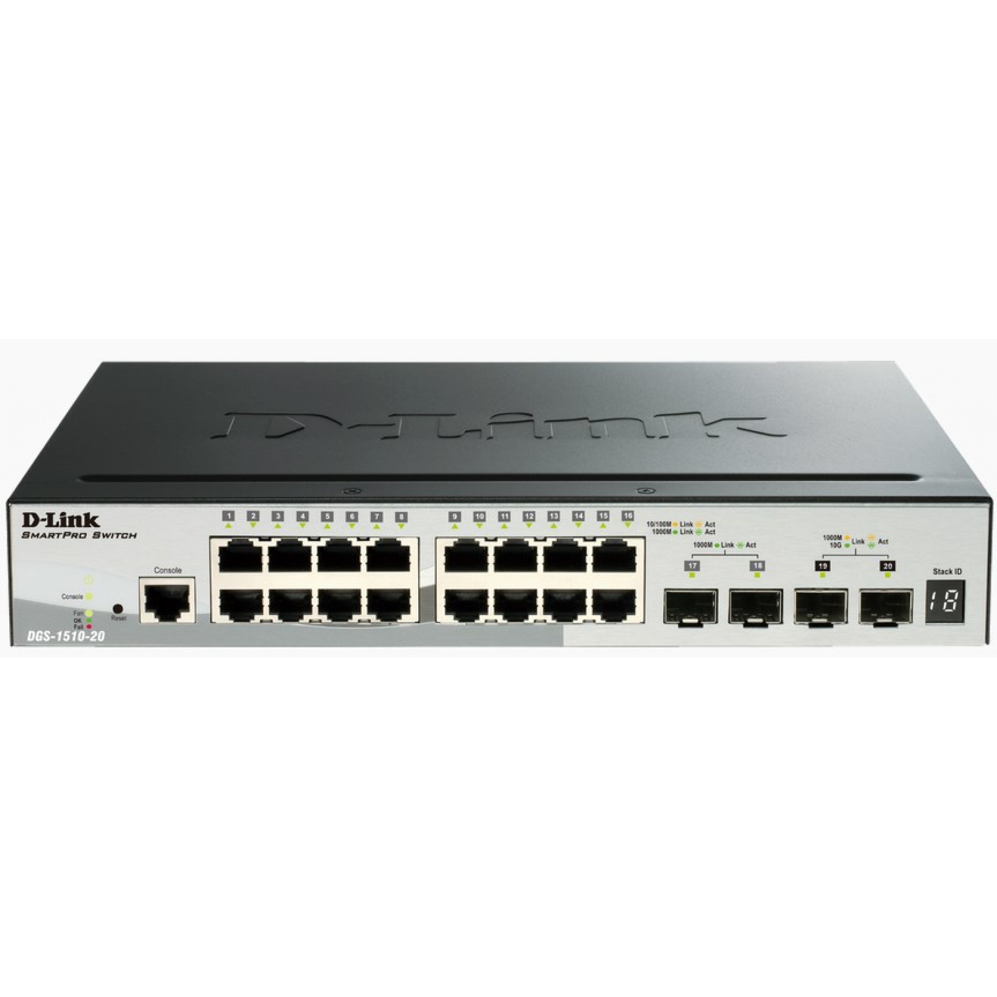 D-Link Gigabit Stackable Smart Managed Switch with 10G Uplinks