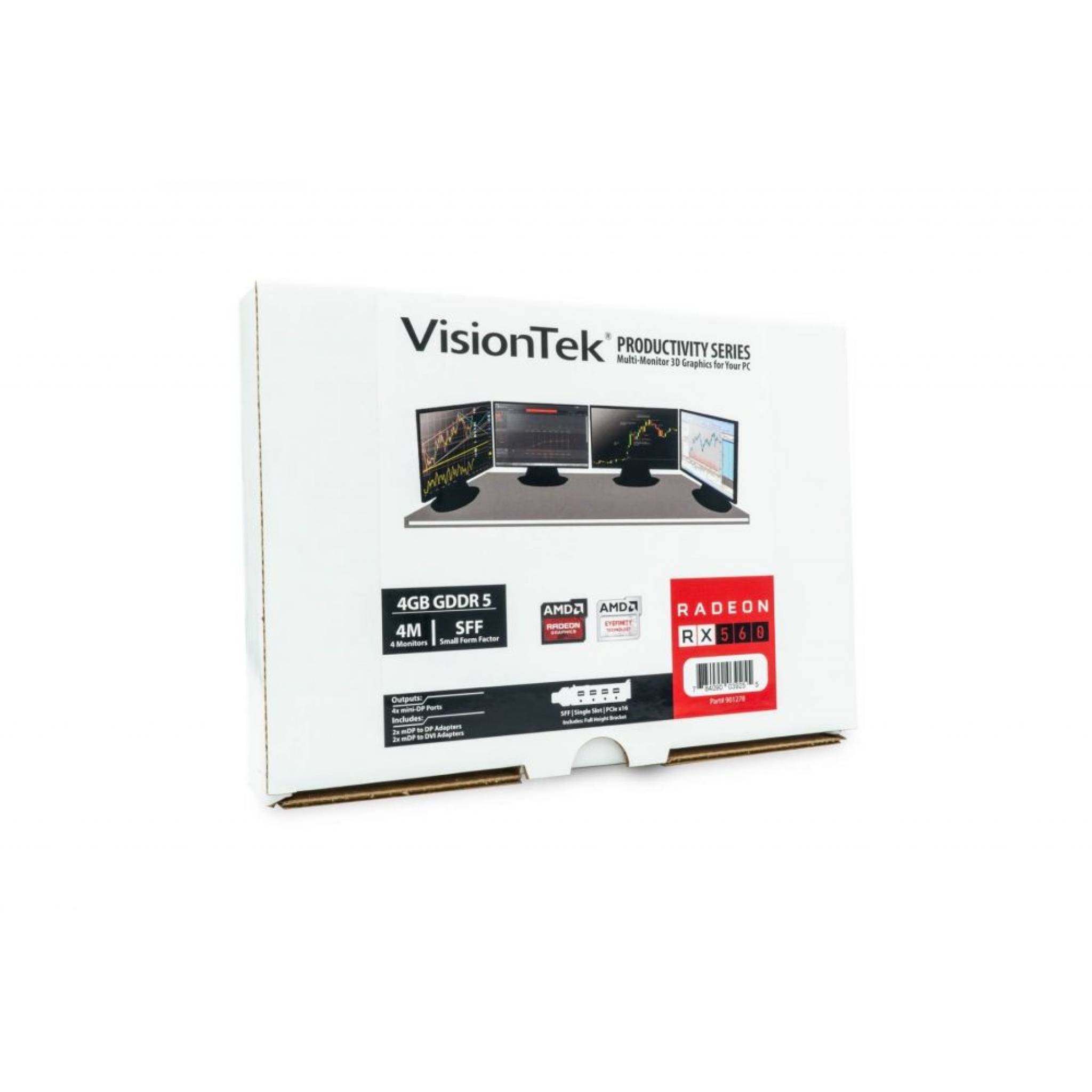 VisionTek RX 560 4M AMD Radeon RX 4GB GDDR5 Graphics Card