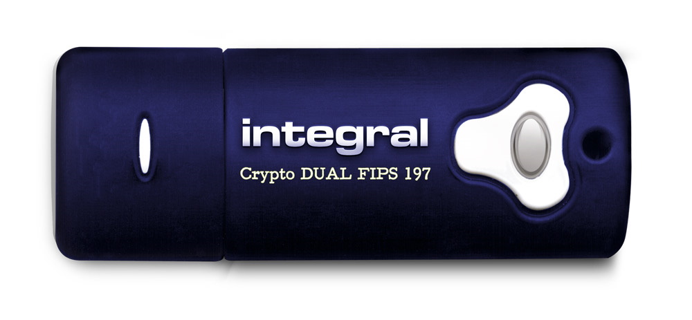32GB Integral Crypto DUAL FIPS 197 Encrypted USB3.0 Flash Drive (AES ...
