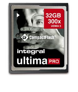 32GB Integral Ultima Pro 300X CompactFlash memory card UDMA 5